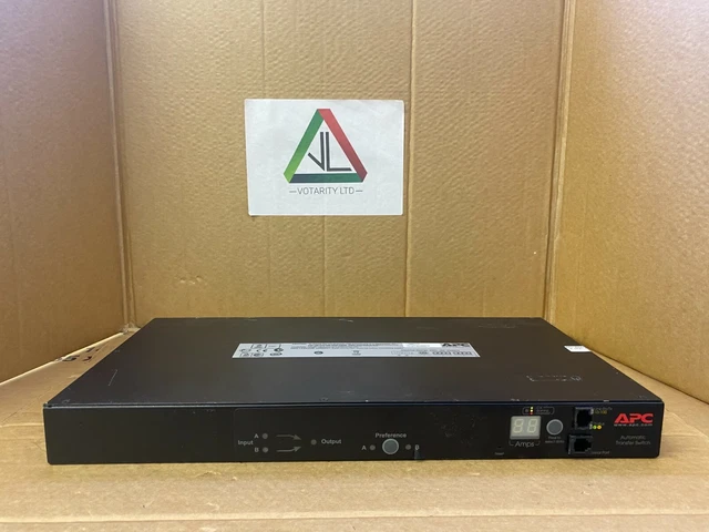 APC AP7723 AUTOMATIC Transfer Switch with No Brackets APC AP 7723 (Inc ...
