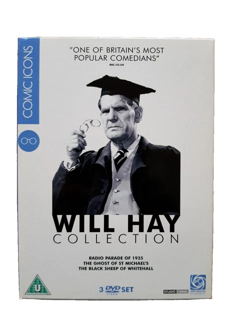 WILL HAY COLLECTION DVD “Comic Icons” 3 Disc Boxset Like New £11.12 ...