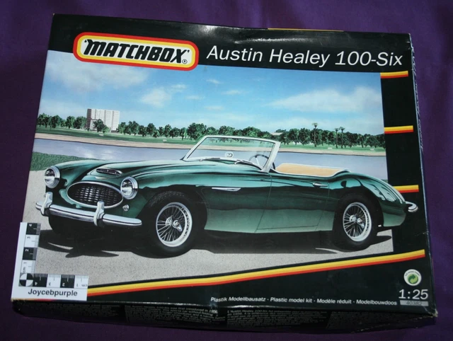 MATCHBOX AUSTIN HEALEY 100-Six 1:25 scale model car kit 40382. £45.00 ...