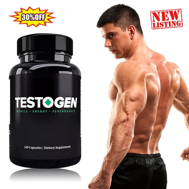 TESTOGEN: NATURAL T-LEVEL Supplement for Men, Magnesium, Zinc - 120 ...