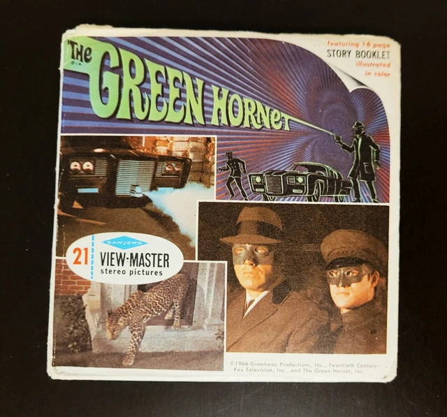 VIEWMASTER SERIE ANNI 60 Bruce Lee calabrone verde originale Sawyer's ...