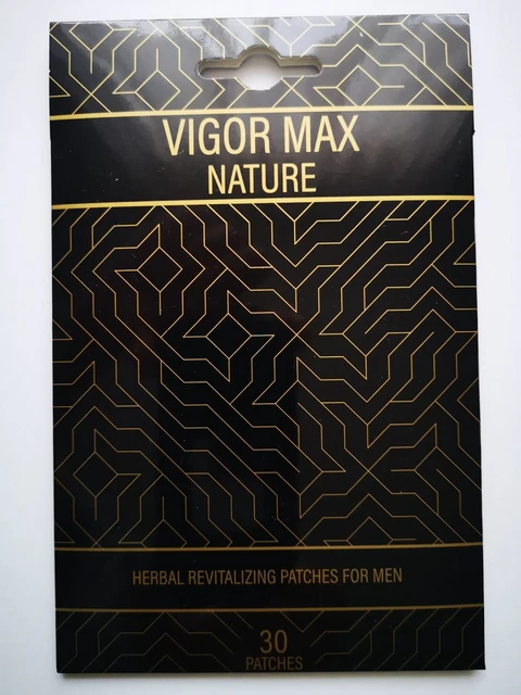 VIGOR MAX NATURE 30 patchs Booster d'endurance et d'énergie pour hommes ...