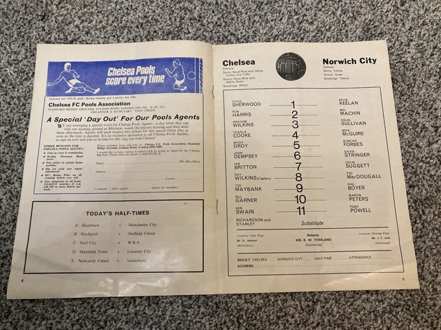 JOB LOT 2 Chelsea Home Anglo Scottish Cup 1975-76 Programmes . £2.77 ...