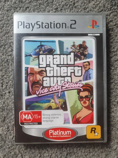 GRAND THEFT AUTO Vice City Stories - PS2 - PlayStation 2 w/map FREE ...