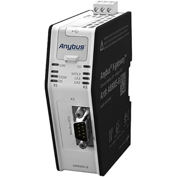 ANYBUS AB9005 Modbus-TCP Master/Modbus-RTU Slave Gateway 24 V/DC 1 pz ... ANYBUS AB9005 Modbus-TCP Master/Modbus-RTU Slave Gateway 24 V/DC 1 pz ...