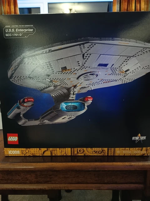 LEGO ICONS 10356 Star Trek USS Enterprise NCC-1701-D - New & Sealed £ ...