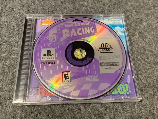 NICKTOONS RACING (SONY PlayStation 1, 2001) PS1 No Manual, Scratches £8 ...