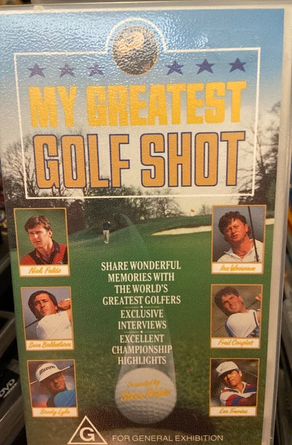 MY GREATEST GOLF Shot VHS VIDEO TAPE (sport / golfing) £22.49 - PicClick UK