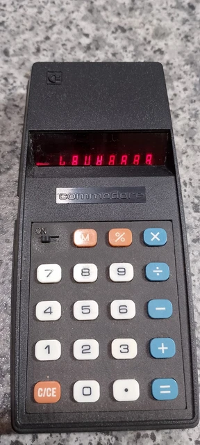 COMMODORE CBM 796M Vintage Solid State Portable Electronic Calculator £ ...