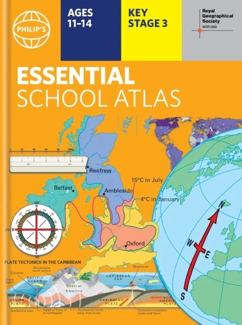 PHILIPS RGS ESSENTIAL School Atlas by Philip's Maps HARDBACK ...