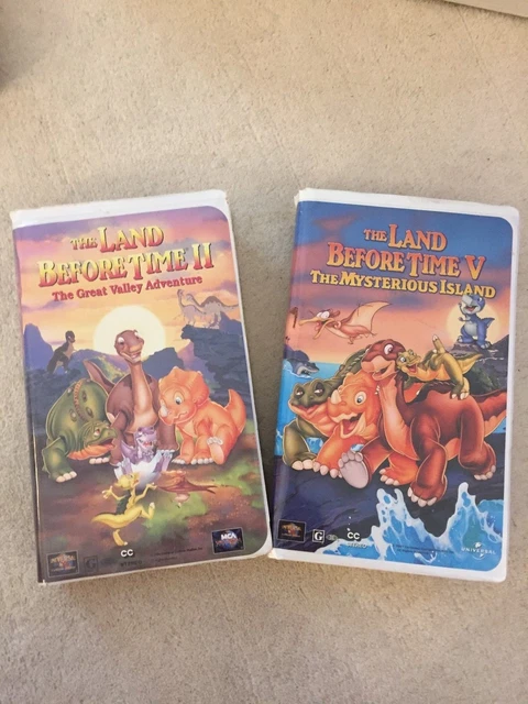 LOT DE 2 Films Vhs Vhs Land Before Time Ii And The Land Before Time ...