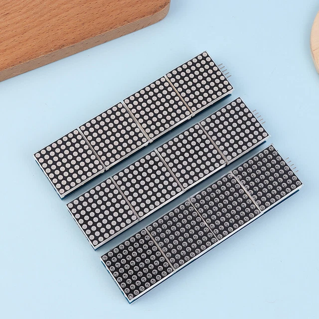 MAX7219 DOT MATRIX Module LH Control Microcontroller Module 4 In 1 ...