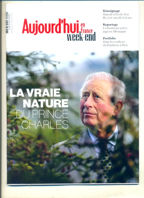 AUJOURD'HUI EN FRANCE WE Magazine ~ King CHARLES III_PANTHEON Novembre ...
