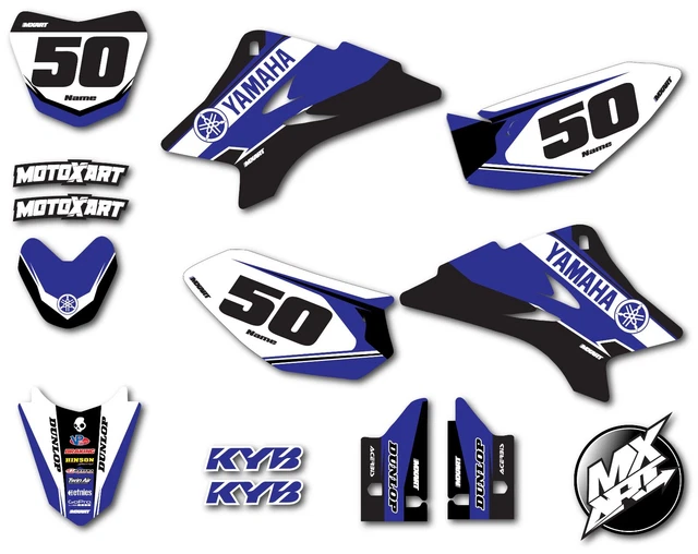 CUSTOM GRAPHICS FULL Kit to Fit Yamaha TTR 50 FORCE STYLE sticker kit ...