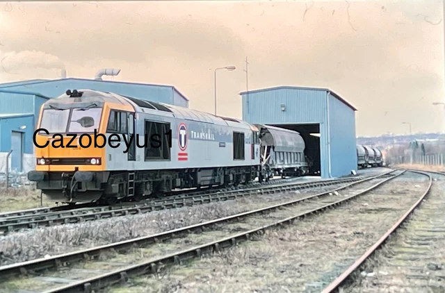 ORIGINAL 35MM BR Class 60 60084 @ Stoke On Trent Date 4-3-96 REF359 £3. ...