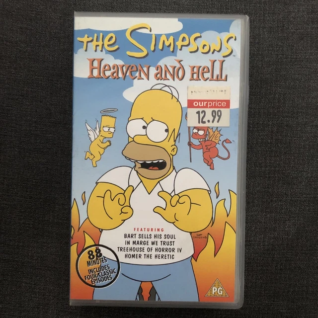 THE SIMPSONS HEAVEN And Hell VHS 1998 BN Cassette Is Sealed Mint £6.99 ...
