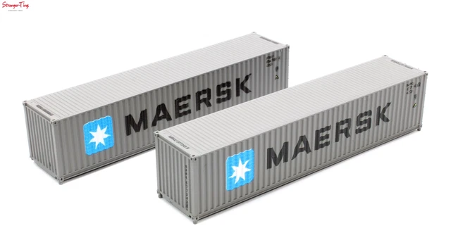 DAPOL 40FT CONTAINER Set (2) MSKU/MRKU Weathered N Gauge £17.99 ...