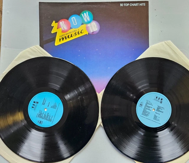NOW THAT'S WHAT I Call Music 10 compilation 2 x LP Album vinyl record ...