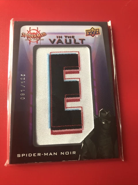 CARTE PATCH SPIDER-MAN Into the Spider-Verse In the Vault #/125 VLP-04 ...