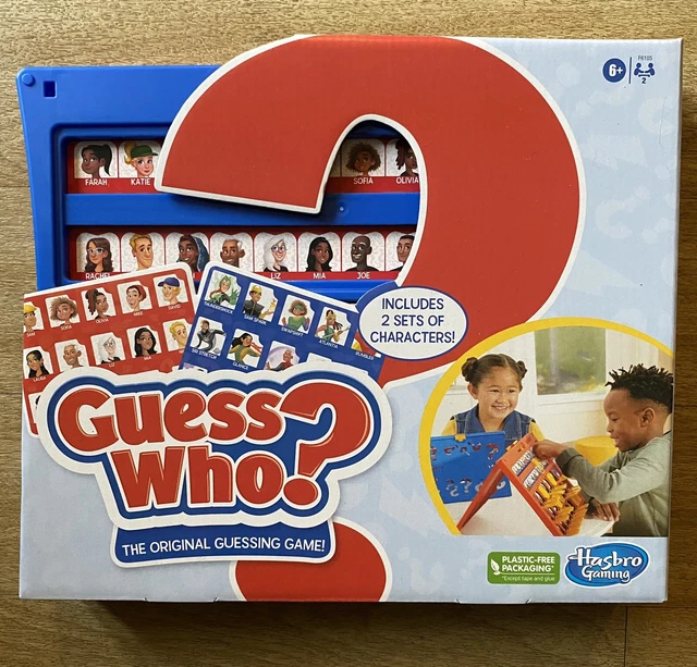 GUESS WHO? ORIGINAL Classic Hasbro Board Game Players Age 6+ £19.43 ...