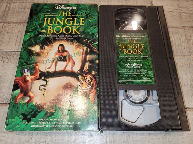THE JUNGLE BOOK (VHS, 1995) DEMO TAPE $36.75 - PicClick CA