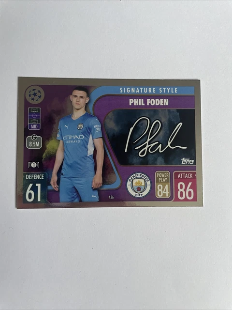 PHIL FODEN SIGNATURE Style match attax £0.99 - PicClick UK