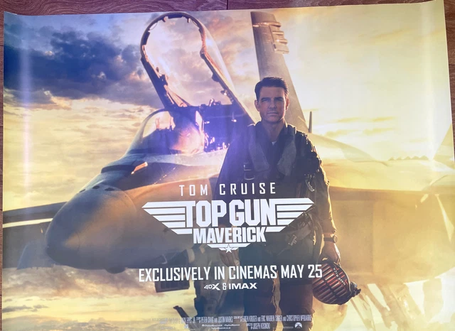 CINEMA POSTER: TOP GUN MAVERICK 2022 (Main Quad) Tom Cruise Jennifer ...