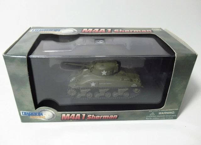 DRAGON ARMOR M4A1 Sherman Tank WWII 7th Armored Division France 1944 ...