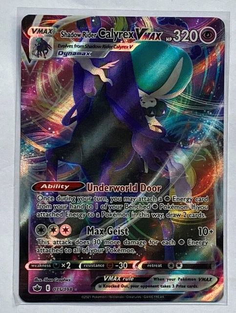 POKEMON CALYREX VMAX 075/198 Chilling Reign English EUR 5,00 - PicClick IT