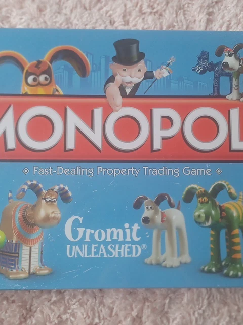 WALLACE AND GROMIT Gromit Unleashed Rare Monopoly Board Game Complete £ ...