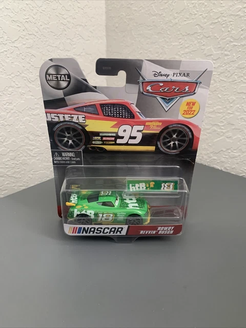DISNEY PIXAR CARS Nascar Rowdy Revvin Busch #18 Kyle Busch Metal Vhtf ...