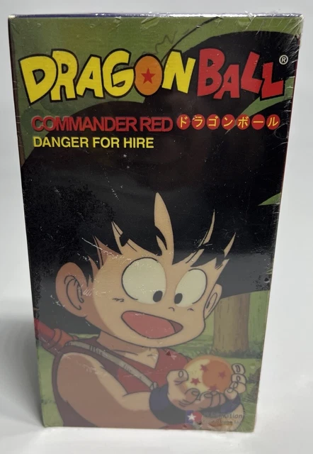DRAGON BALL - Commander Red: Danger for Hire VHS Edited Sealed New ...