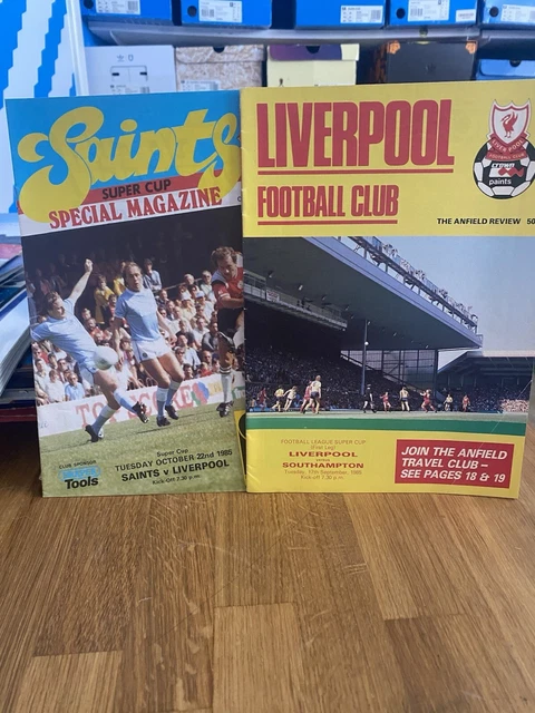 LIVERPOOL FC PROGRAMMES. £2.00 - PicClick UK