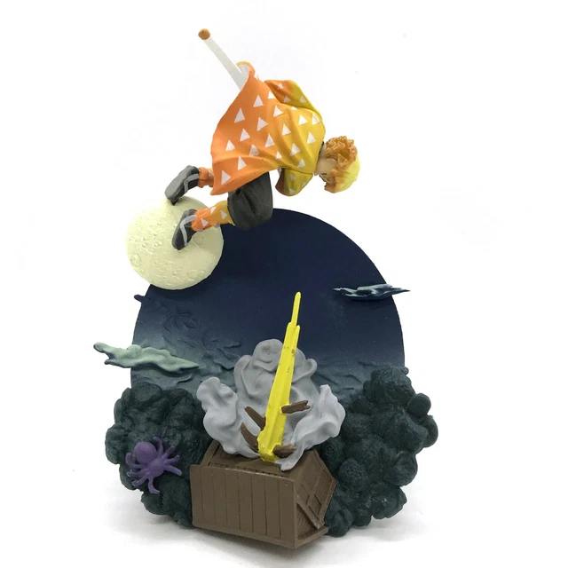 MINI FIGURINE DEMON Slayer Kimetsu ZENITSU AGATSUMA diorama anime film ...