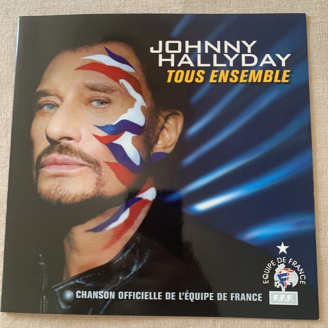 PLAN MÉDIA RARE collector Johnny Hallyday Tous Ensemble 4 Pages Neuf Cf ...