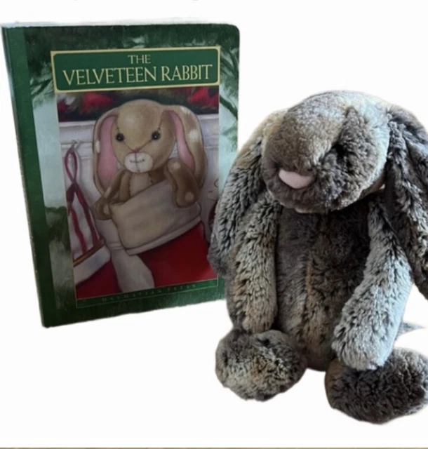 CHILDRENS STORYBOOK & Jellycat Rabbit Plush Board Book Story-Time ...