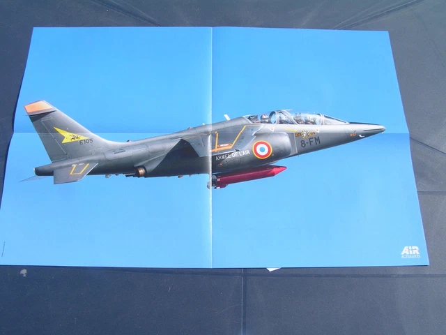 POSTER DASSAULT-BREGUET DORNIER Alpha Jet E Côte d'or französische ...