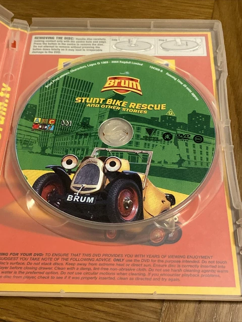 BRUM STUNT BIKE Rescue And Other Stories Dvd Region 4 British Kids Tv ...