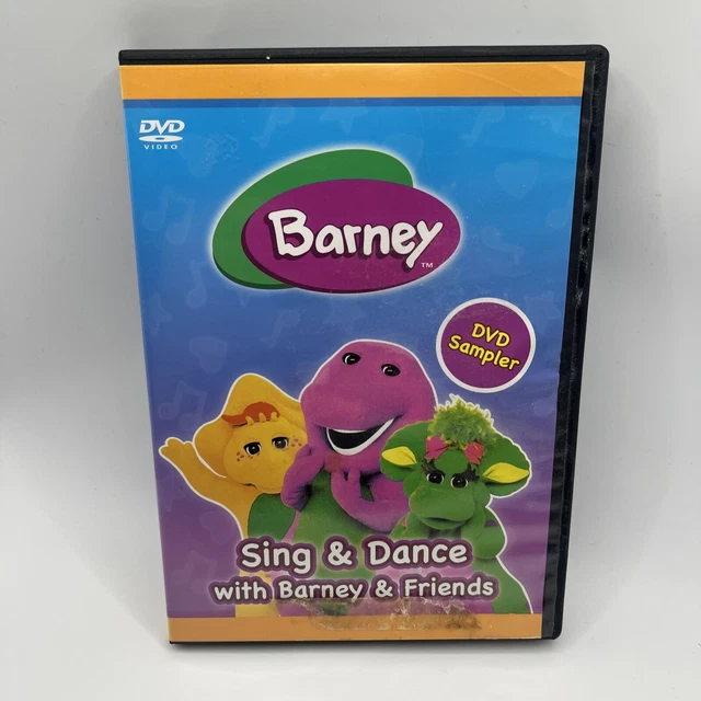 BARNEY SING & Dance With Barney And Friends Rare DVD Sampler 2008 ...