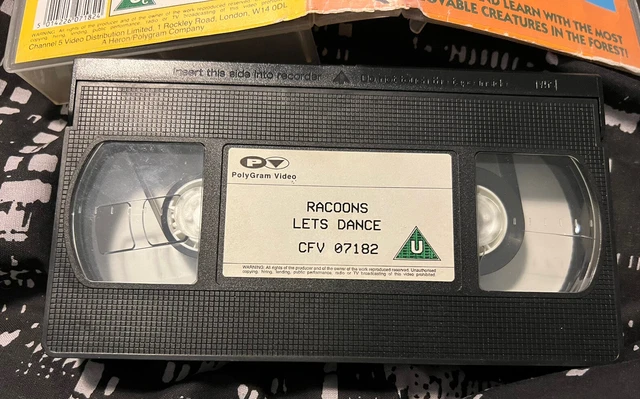 THE RACCOONS LET'S DANCE CHANNEL 5 VHS Video Tape Kids Animation £15.00 ...