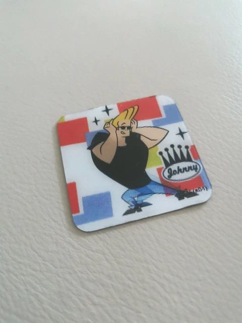 VINTAGE MINI CARTOON Network Johnny Bravo Lenticular Magnet LAST ONE £1 ...
