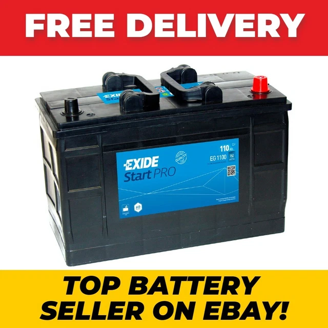 663 BATTERY EG1100 EXIDE START PRO Heavy Duty Commercial Truck Battery ...