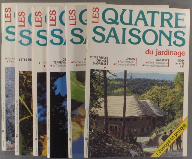 LES QUATRE SAISONS du jardinage. Bimestriel. 1994. EUR 40,00 - PicClick FR