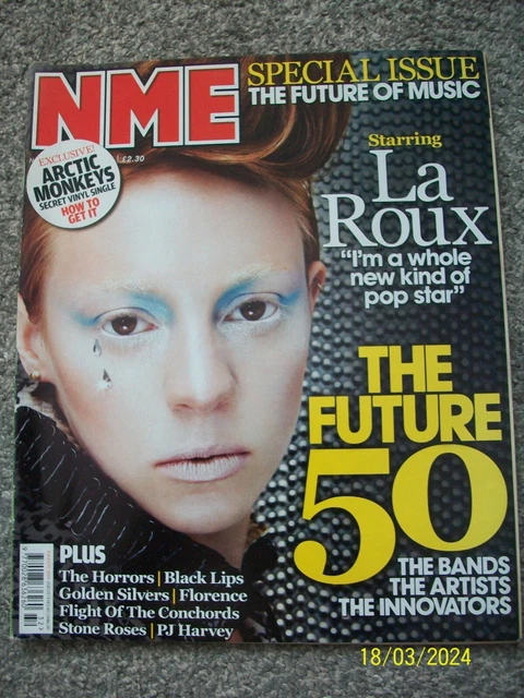 NME LA ROUX Cover New Musical Express 8 August 2009 Arctic Monkeys The Horrors £4.88 - PicClick UK