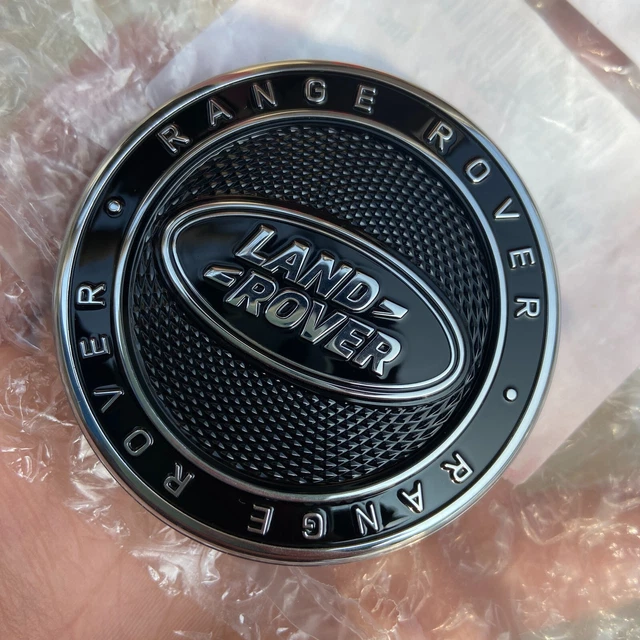 LAND ROVER LOGO OEM Range Rover SV Narvick Black Premium Wheel Cap Set ...