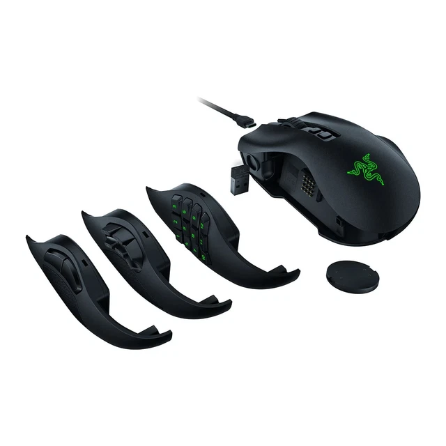 RAZER NAGA V2 Pro Gaming Mouse Wireless Black 30000dpi - Up to 20 ...