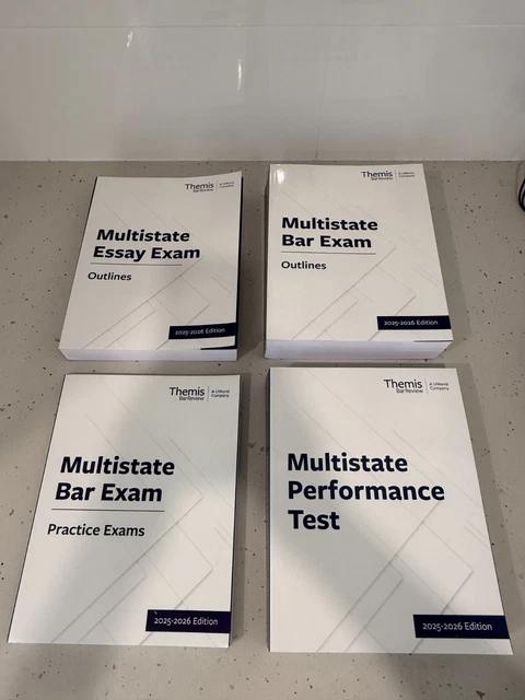 THEMIS BAR EXAM Review 2025-26 UBE Multistate Prep Books (Set 4) Brand ...