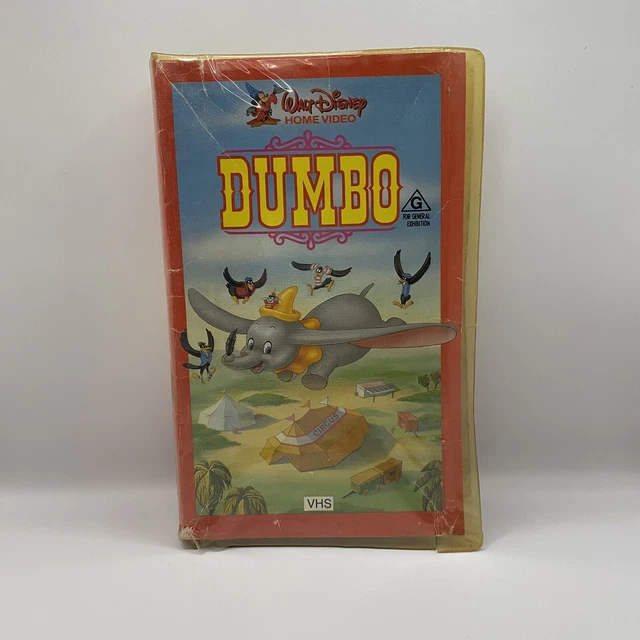 WALT DISNEY HOME Video DUMBO Rare PAL Clamshell Case VHS 1984 Made In ...