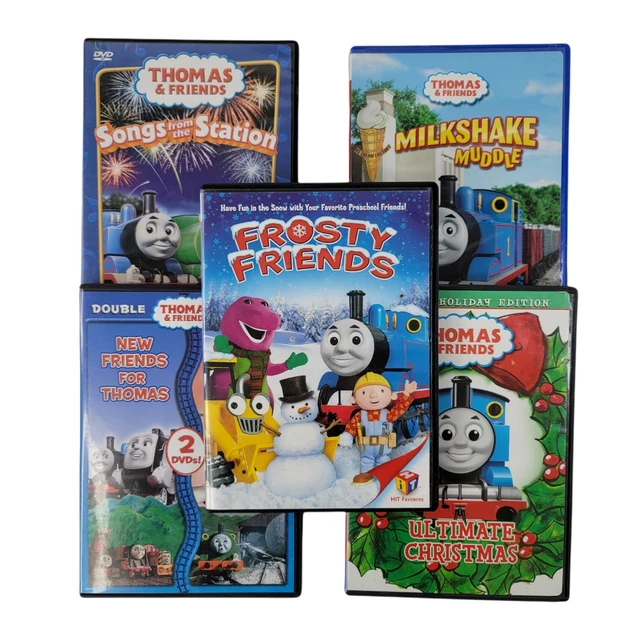 THOMAS & FRIENDS DVD Lot Barney Christmas 6 Kids Movies Shows Bob ...