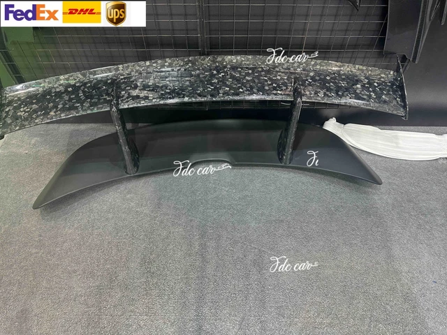 HALF FORGED CARBON Rear Wing Rear Spoiler For Mclaren 720S GT Style ...